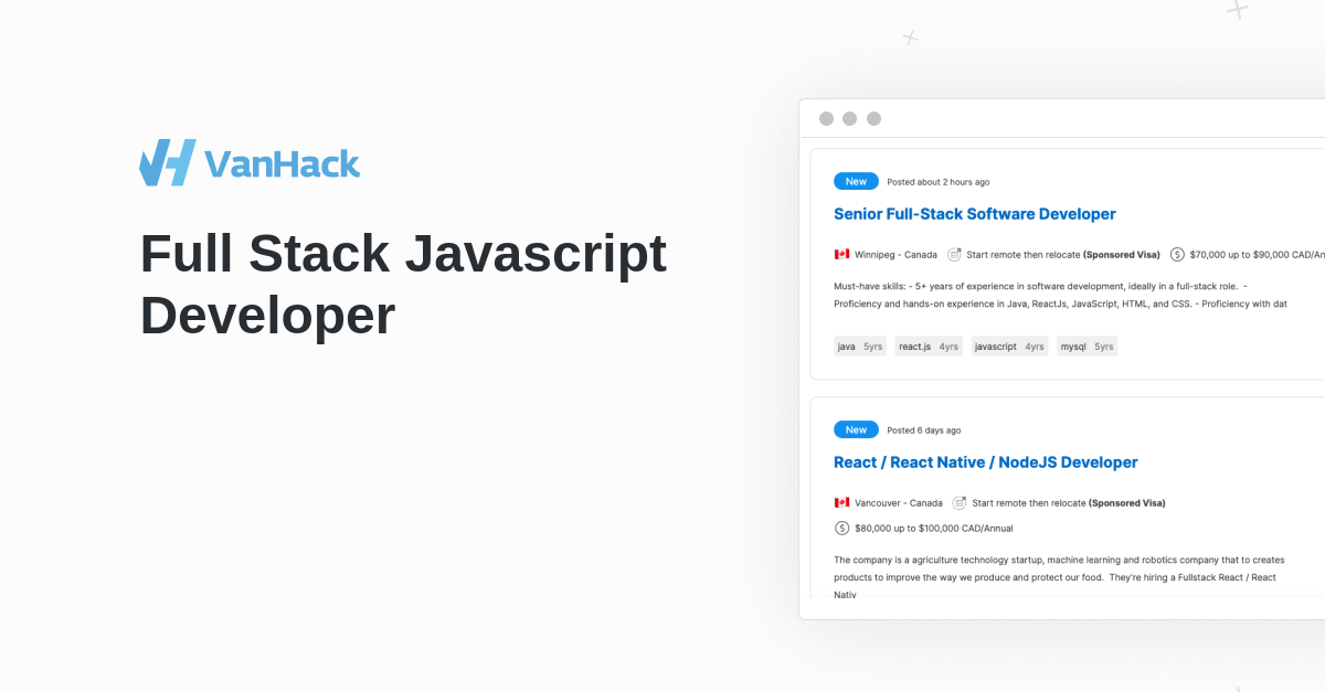 Full Stack Javascript Developer Fully Remote Long Term Contract - Best Vintage Patterns in Retina